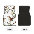 Car Foot Mat 4 Pcs Set Crystal Velvet Non Slip Bottom Quick Install ...