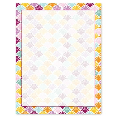 Colorful Dots Stationery - 8.5 x 11 - 60 Letterhead Sheets - B6548 ...