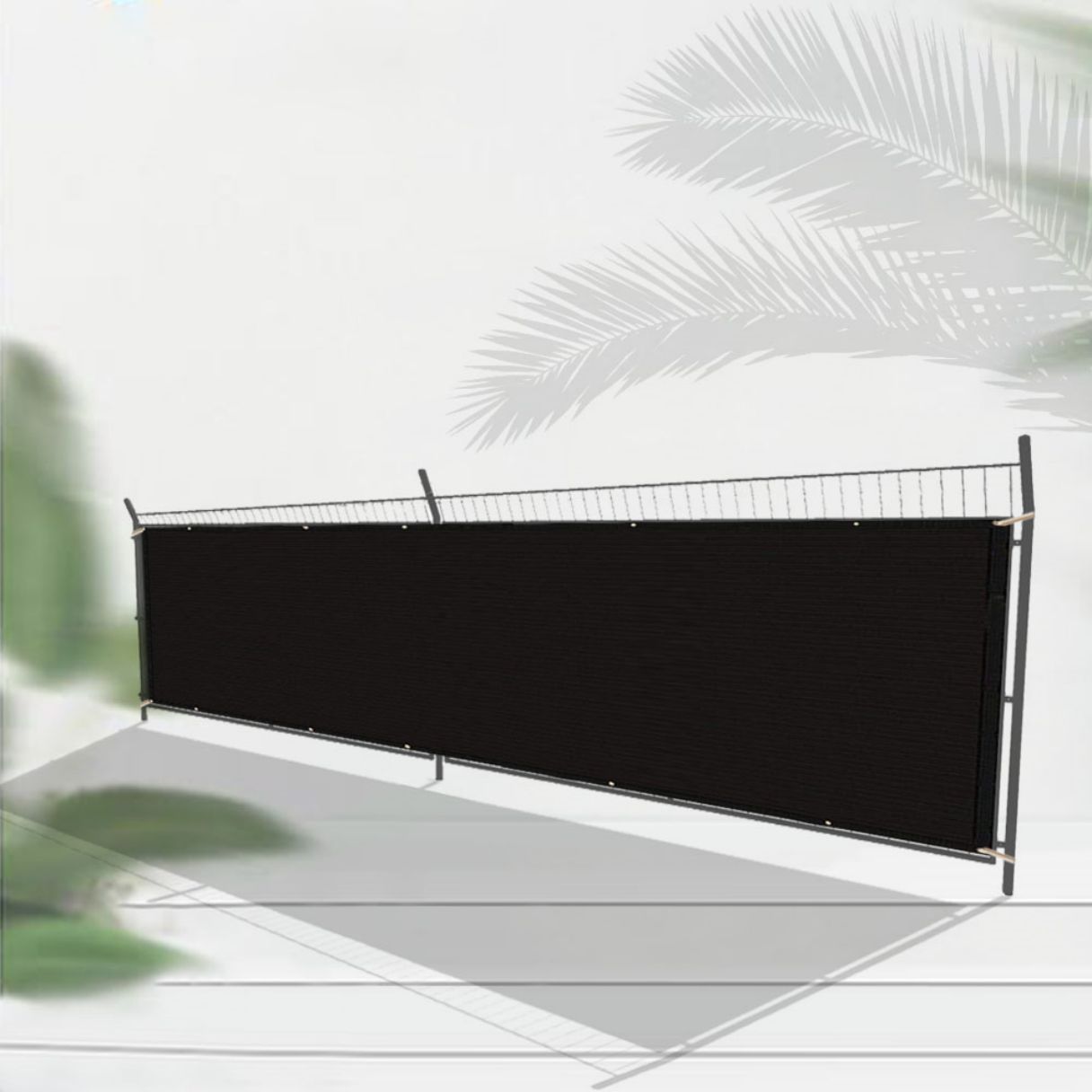 Fence Privacy Screen Wind Screen Mesh Fence Cover Fabric Heavy Duty ...