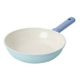 Aoqianlan Frying Pan,Blue,20cm,24cm,26cm,for Home Kitchen Wrought Iron ...