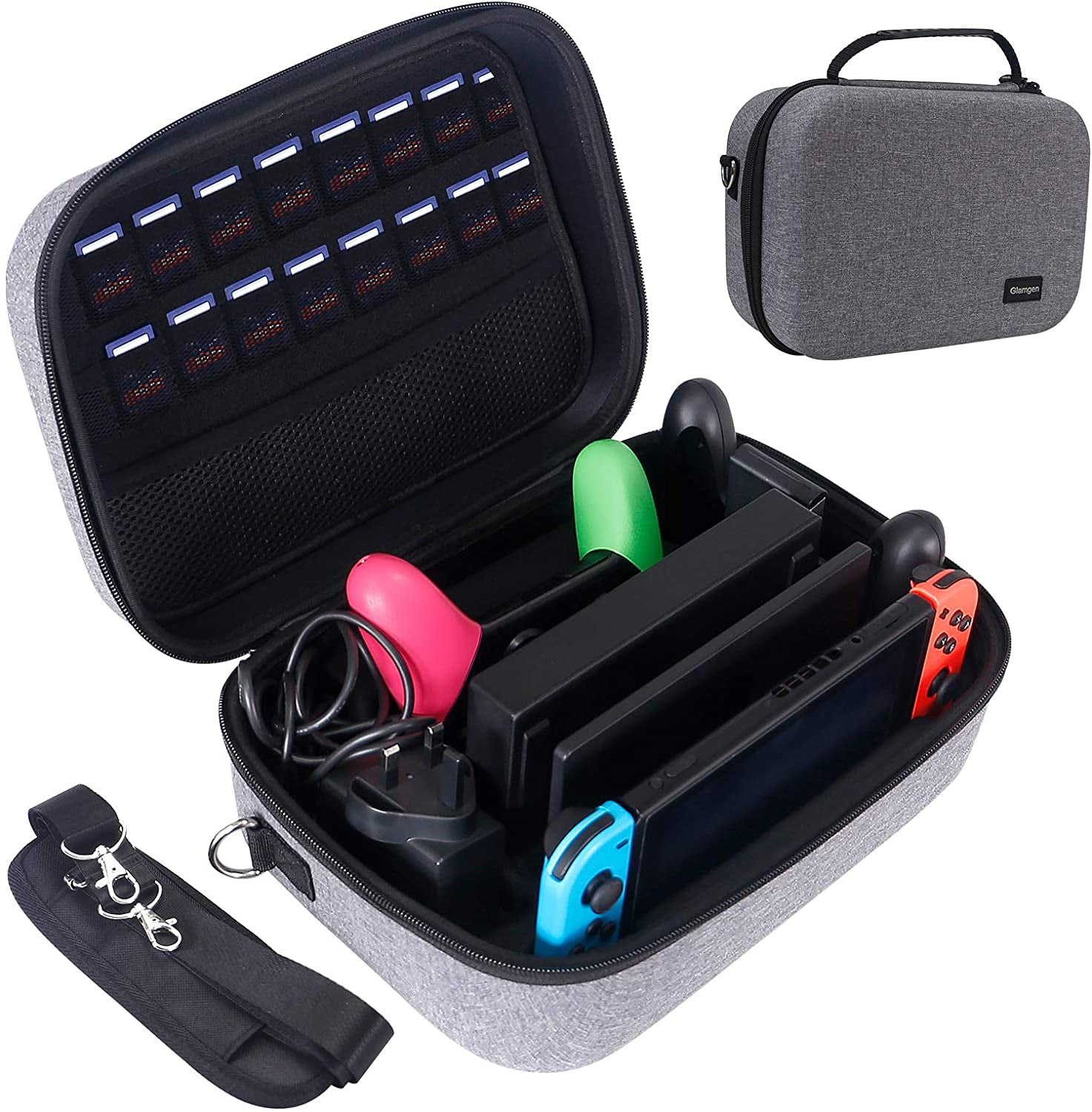 Carrying Case for Nintendo Switch,Large Storage Case for Switch Console ...