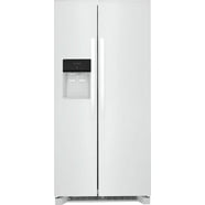 Frigidaire Full Size Side-By-Side Fridge Freezer FRSS2323AW 22 Cu. Ft ...
