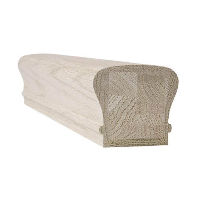 20 ft. 6210 Profile Straight Wood Handrail, White Oak - Walmart.com