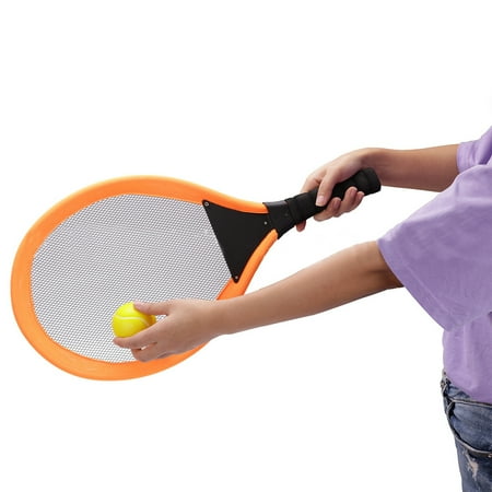 Kids Tennis Racquet Set Plastic Badminton Racket with Balls for Outdoor ...