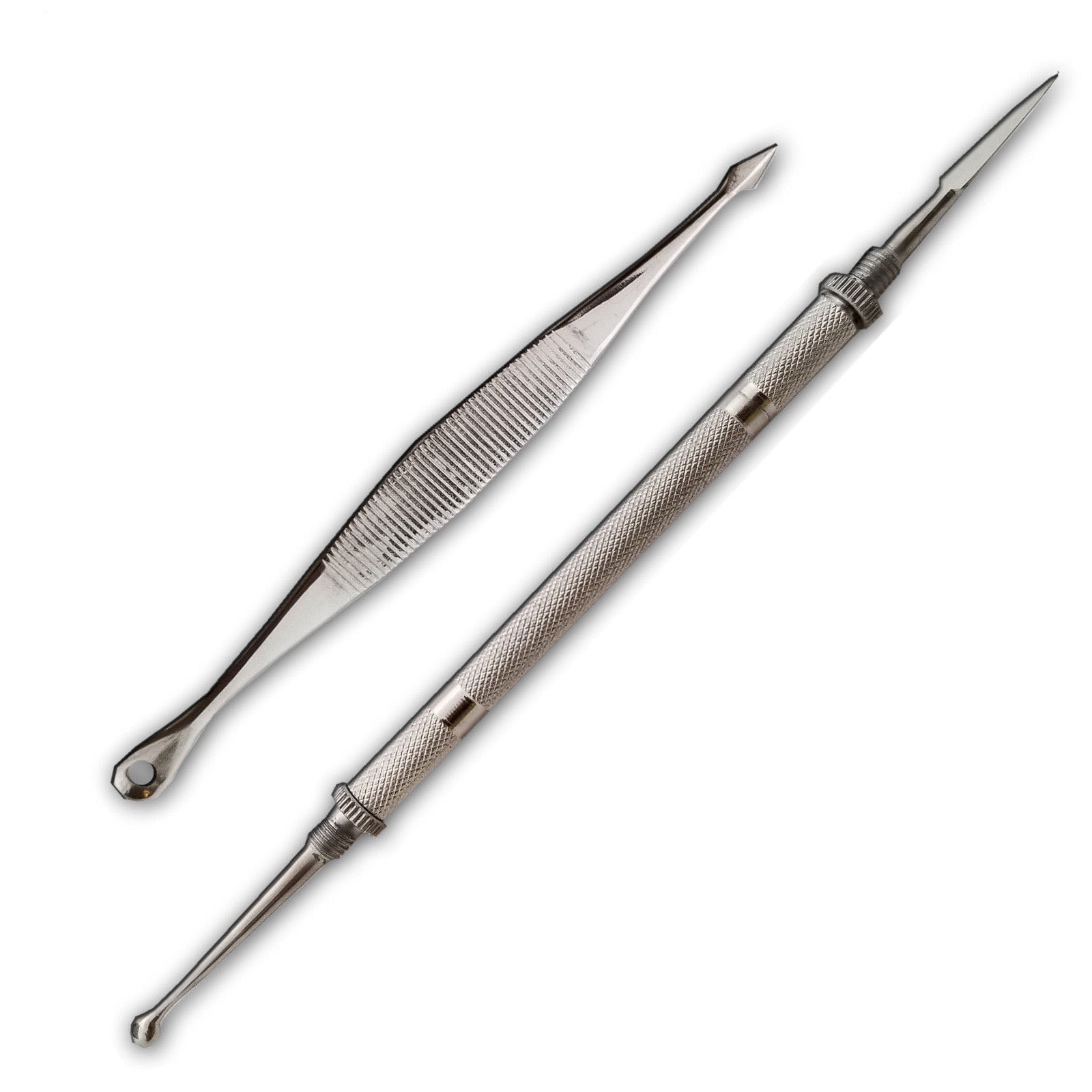 Blackhead Whitehead Pimple Spot Comedone Extractor Remover Popper Tools ...