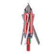 Rage 3-Blade Chisel Tip Broadhead - 100 Grain Steel Blades - Walmart.com