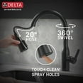 Delta Marca Single-Handle Pull-Down Sprayer Kitchen Faucet with ...