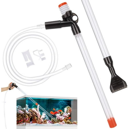 Fish Tank Cleaner, 5 in 1 Aquarium Gravel Cleaner Water Changer for ...