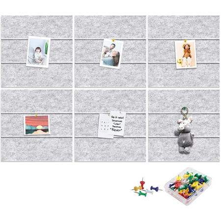 Felt Pin Board for Bedrooms Office Home, Bulletin Boards Square Notice ...