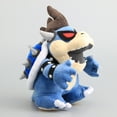 uiuoutoy Dark Bowser Plush Toy Blue Koopa Stuffed Doll 12'' Figure ...