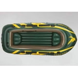 Intex Seahawk 4 Person Inflatable Boat Raft with Paddles, Motor Mount ...