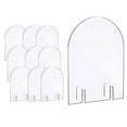 Clear Arch Acrylic Sign with Stand Guest Name Tag Seating Cards ...