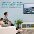 DELAMU Cord Hider 157in Wall Cable Cover for TV Cables Wire Management ...