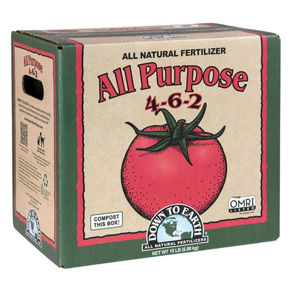 Down to Earth, Organic All Purpose Fertilizer Mix 4-6-2, 5 lb - Walmart.com