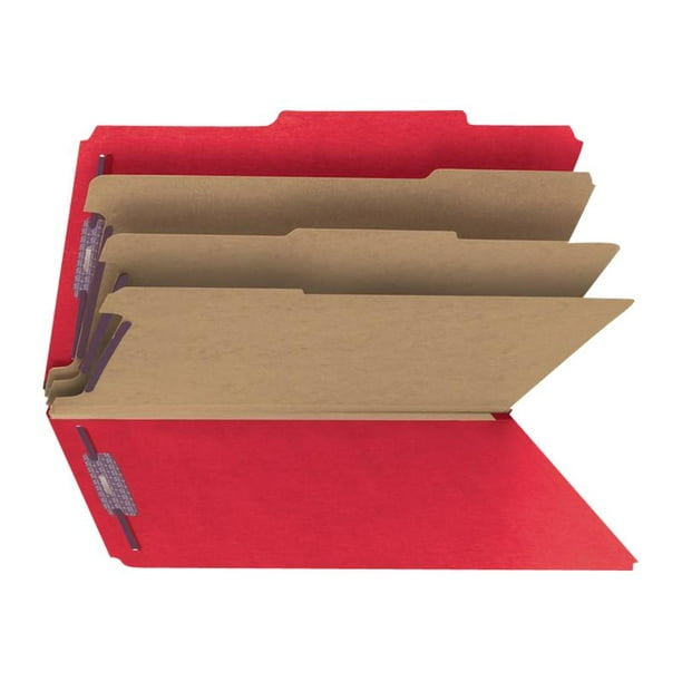 Smead - Classification folder - expanding - 4 compartments - for Legal ...