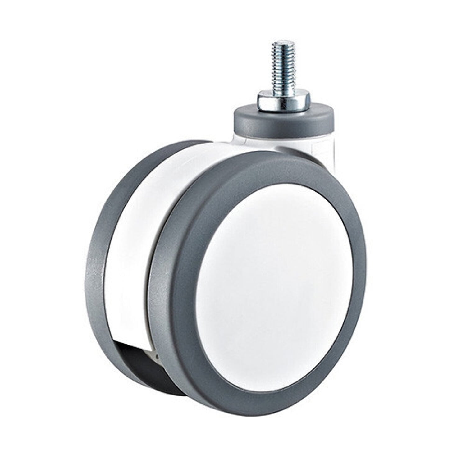 Carrymaster ACMCT-127SS Light-Duty Swivel Stem Medical Plastic Caster ...