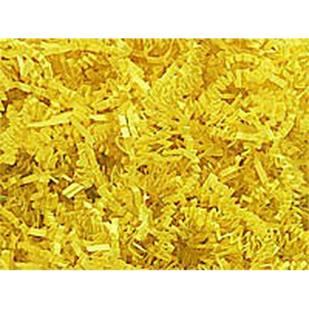 Yellow Crinkle Cut / Shredded Paper Gift Box & Basket Crinkle Paper ...