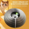 Cevemin Foldable Paper Cat Scratching Board with Toy Ball - Connectable ...