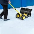 Ktaxon Heavy Duty Snow Shovels with Wheels, Adjustable T-Handle for ...