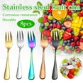 Dessert Forks Stainless Steel 5 Inch, Dessert Forks Set of 8, Salad ...