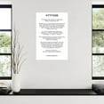 Chuck Swindoll Quote Poem Attitude Poster (3) Canvas Painting for ...