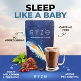 RYZE Mushroom Hot Cocoa Melatonin Sleep Supplement, Keto Cocoa Powder ...