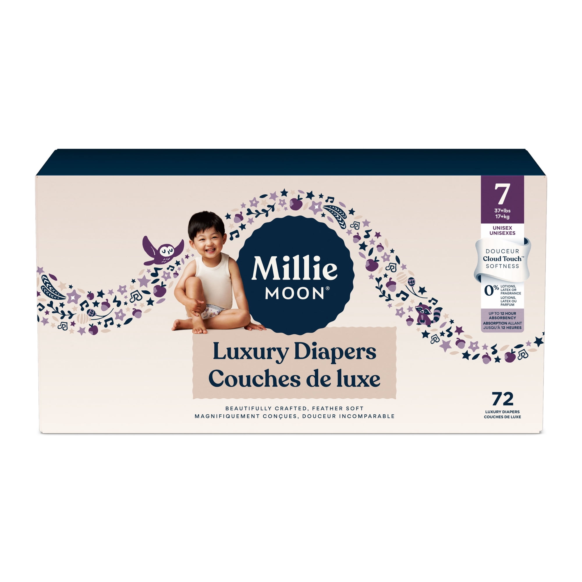 Click here for Millie Moon Luxury Diapers  Size 7  72 Count prices