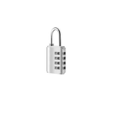 Wardrobe Padlock Open 4-Digit Combination Lock Dual-Channel Lock ...
