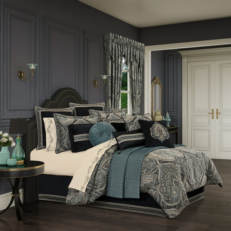 J Queen Bedding J Queen New York Aurora 4 Pc. Comforter Set, Queen