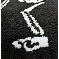 Black Skeleton Halloween Bathroom Rug, 30 x 20 inches, Polyester ...