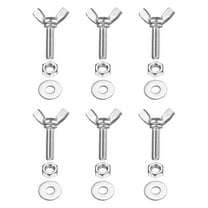 Uxcell 5 Pack 1/4-20" x 1-1/2" Wing Butterfly Screw Bolts, 304 ...
