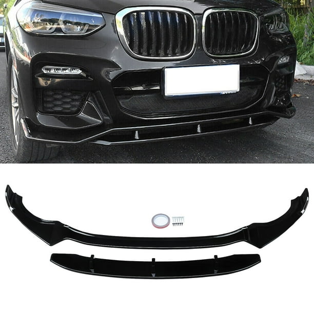 NINTE Front Bumper Lip for 2018-2021 BMW X3 G01 X4 G02 M-Sport Gloss ...