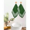 Green Greek Key Kitchen Dish Towels for Drying Dishes Set of 4 ...