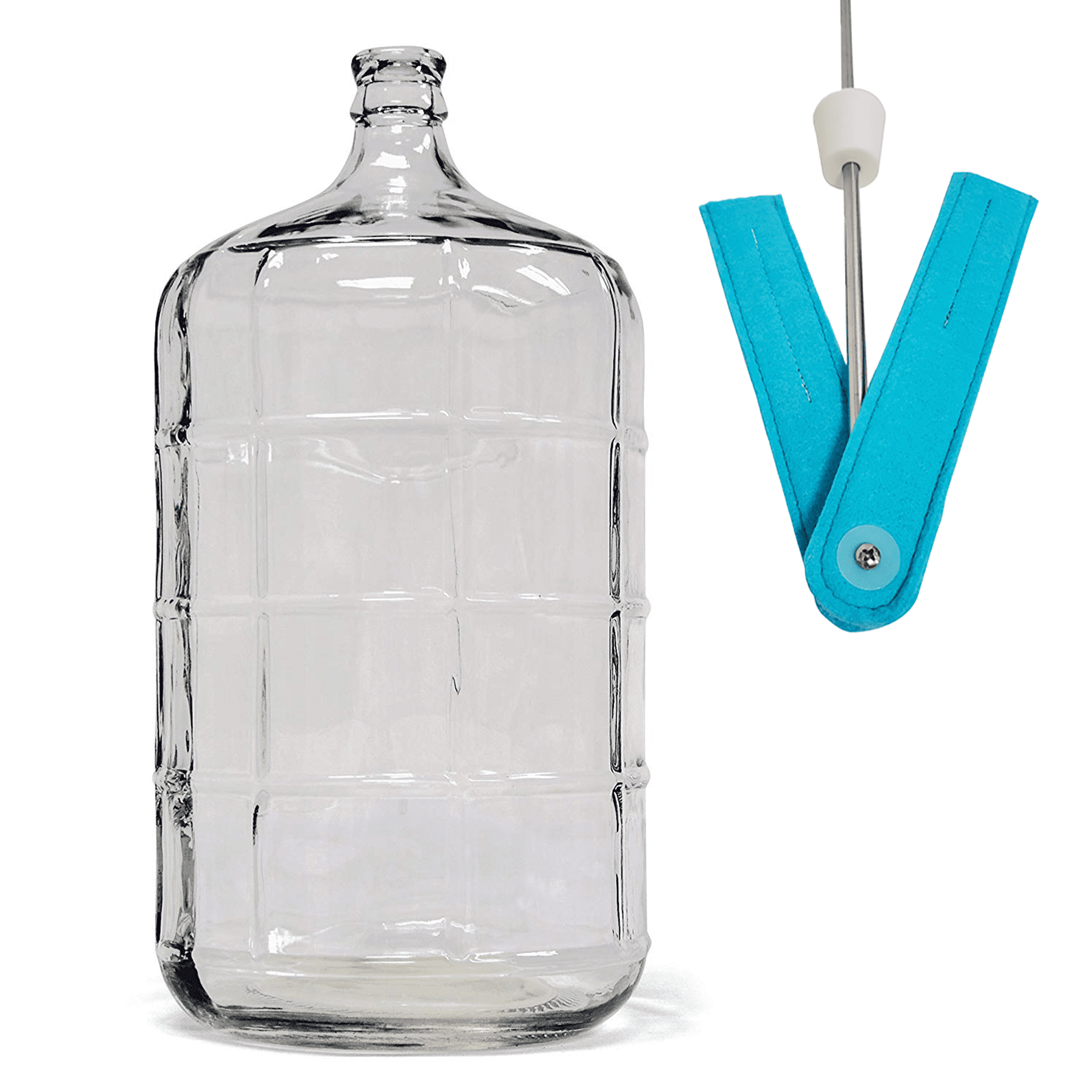 Home Brew Ohio 6 Gallon Glass Carboy and Carboy Cleaner Combination ...