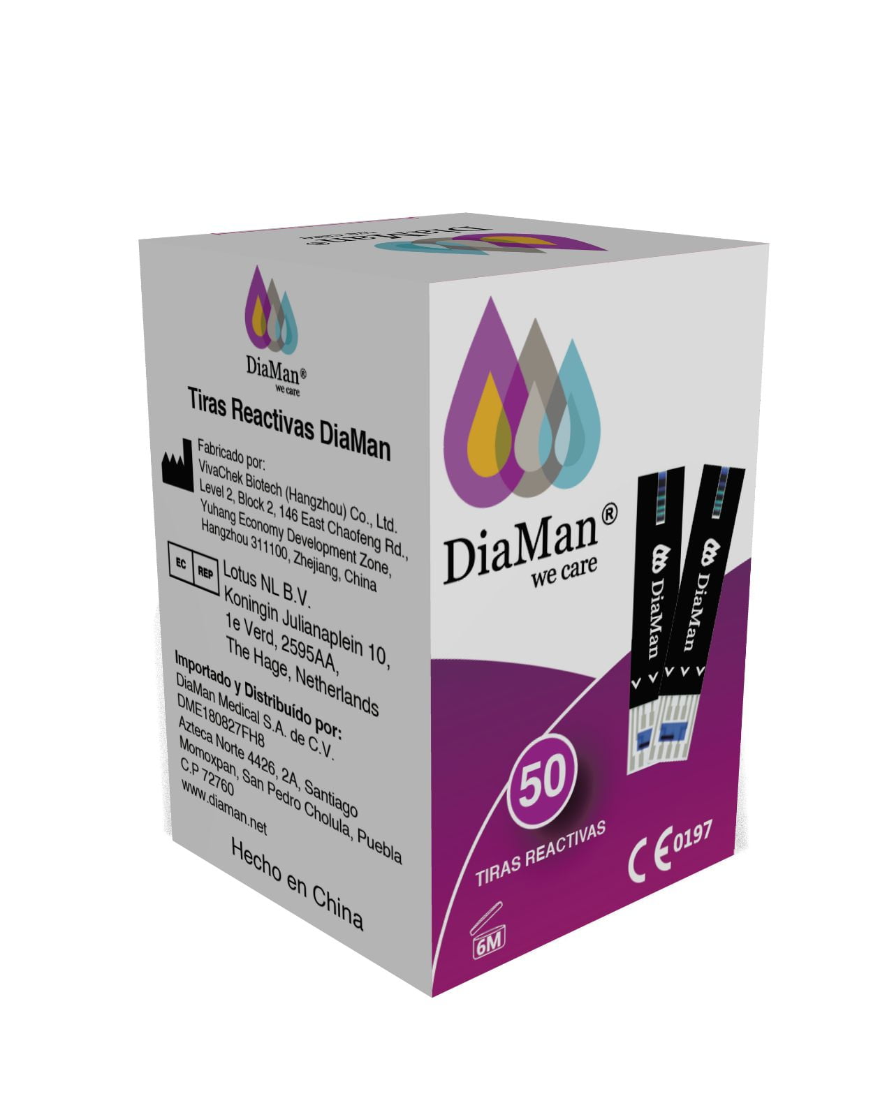 Tiras Reactivas DiaMan 50 piezas | Walmart en línea