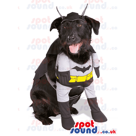 Funny Batman Dog Pet SPOTSOUND Costume Halloween Quality Disguise ...