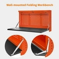 Mcombo Metal Wall Mounted Workbench for Garage Box11 - Walmart.com