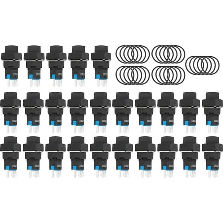 25Pcs Universal 2 Speed Selector Rotary Switch 16mm Square 5 Pin Rotary ...