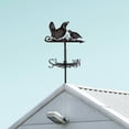 1set Iron Wind Direction Indicator Weathervane for Outdoor Garden Wind ...