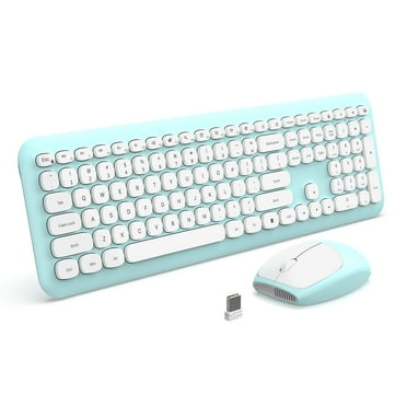 Cylo Wireless Touch Keyboard and Mouse Set Pink - Walmart.com