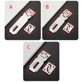 2 set Door Padlock Hasp Stainless Steel Shed Lock Hasp Easy ...