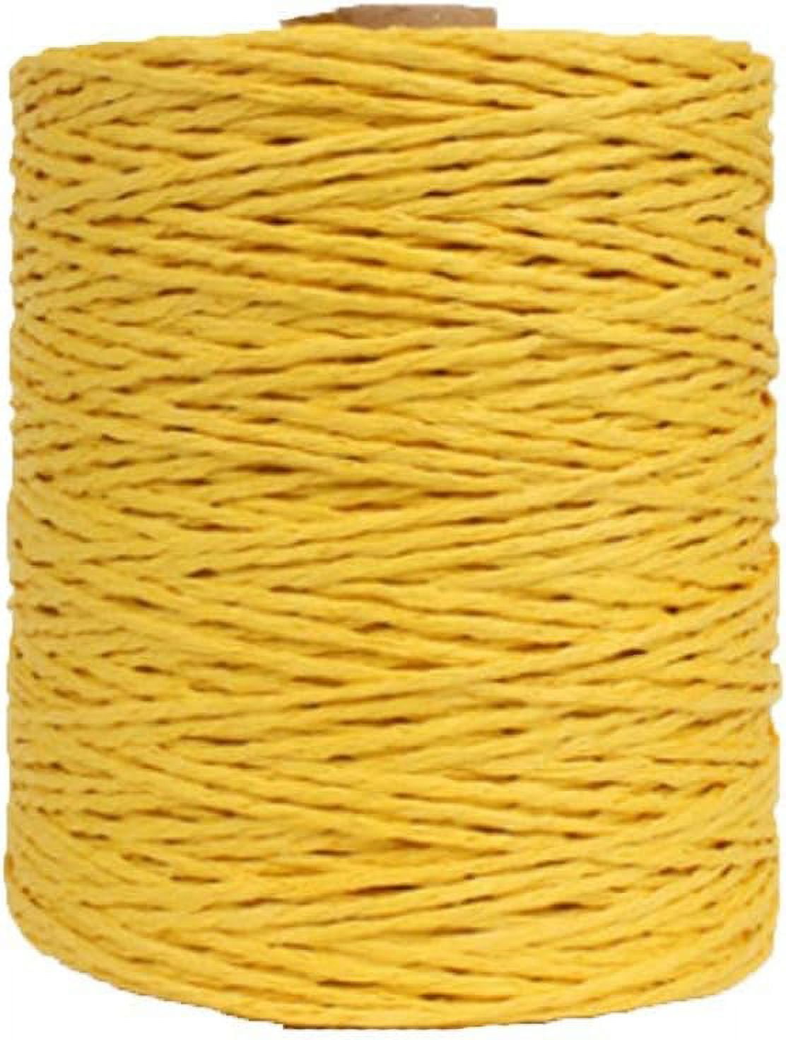 Zhuge Hilo de algodón natural de color amarillo dorado para tejer a ...