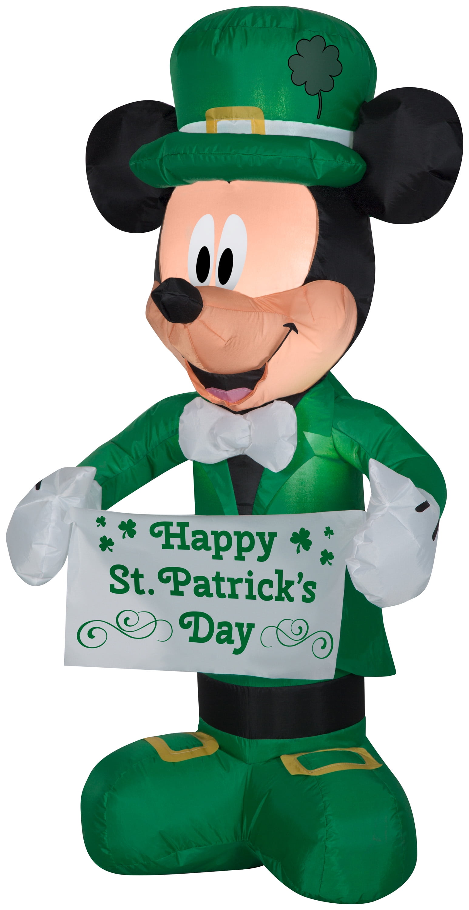 Gemmy Airblown Inflatable St Patricks Day Mickey Mouse 3 5 Ft Tall