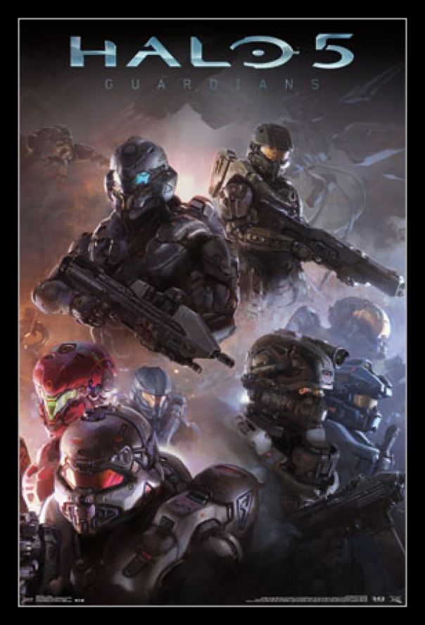 Halo 5 - Troops Laminated & Framed Poster Print (24 x 36) - Walmart.com