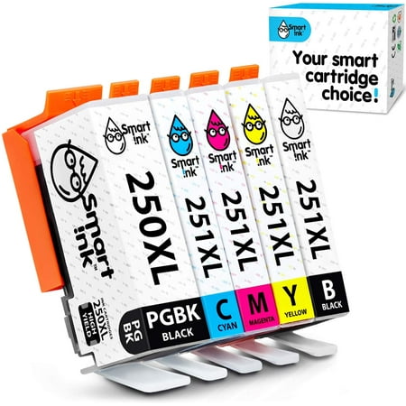 Smart Ink Compatible Ink Cartridge Replacement for Canon CLI-251XL PGI ...