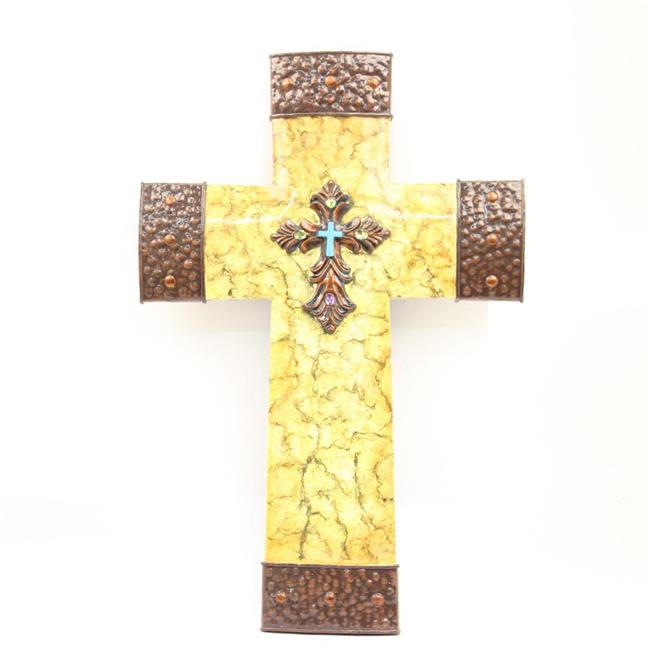 Western Moments 94508 Dual Tone Wall Cross, Turquoise - Walmart.com