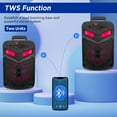 SYLVANIA 6000W Wireless Portable Bluetooth 5.0 Speaker, High Watt ...