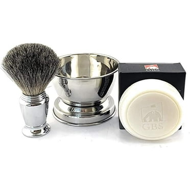 GBS Luxury Grooming Men’s Shaving Ivory Set Including 3 Pieces (Hair ...