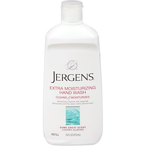 Jergens xtra Moisturizing Hand Wash Refill, Classic Cherry Almond, 16 ...