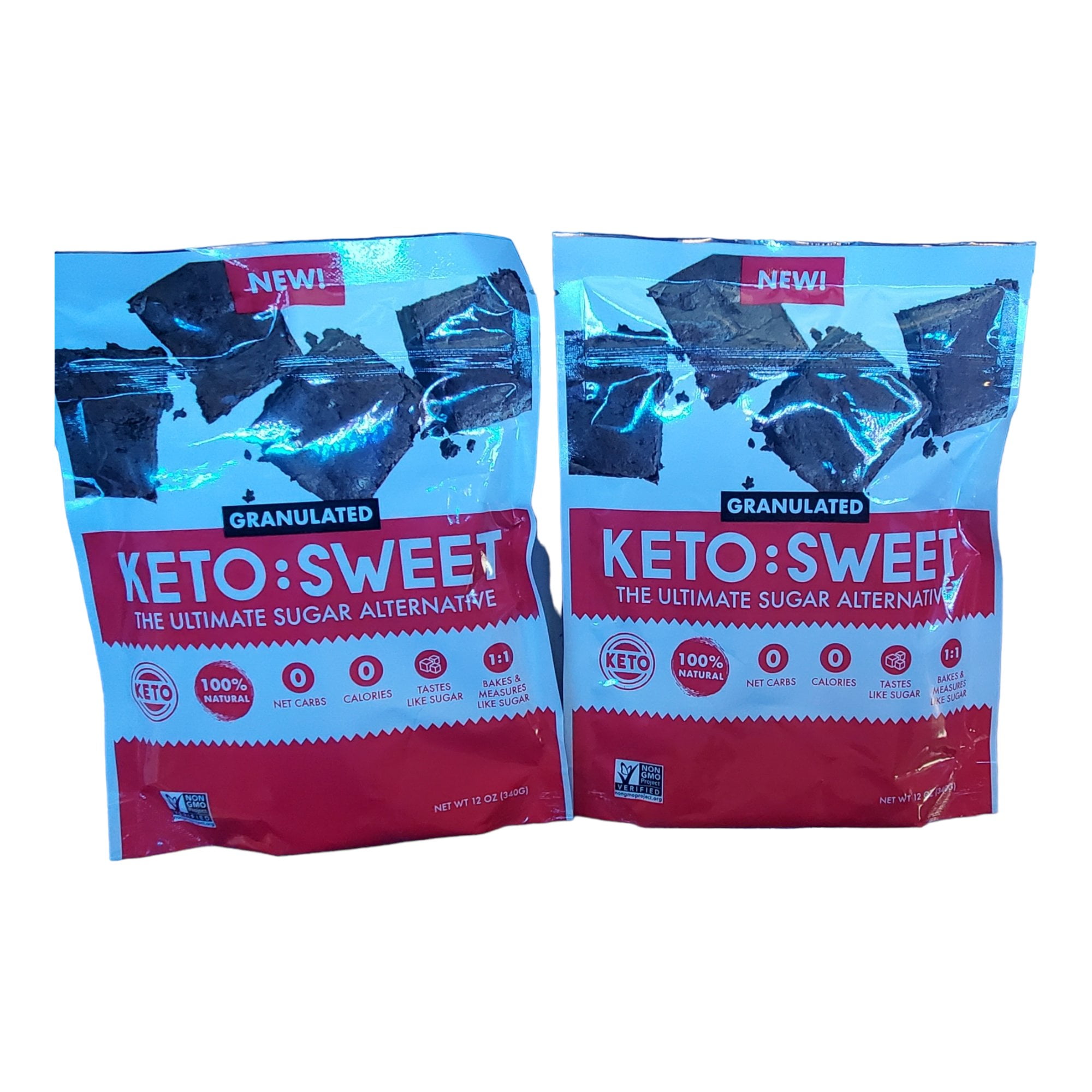 KETO:SWEET Granulated Sugar Ulternative, 100% Natural, 0 Carbs, 0 ...